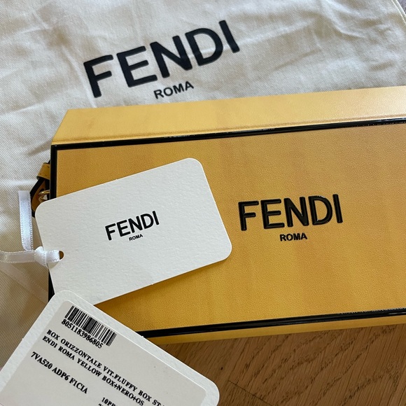 Fendi | Bags | Nwt Authentic Fendi Logo Horizontal Box Crossbody Bag ...